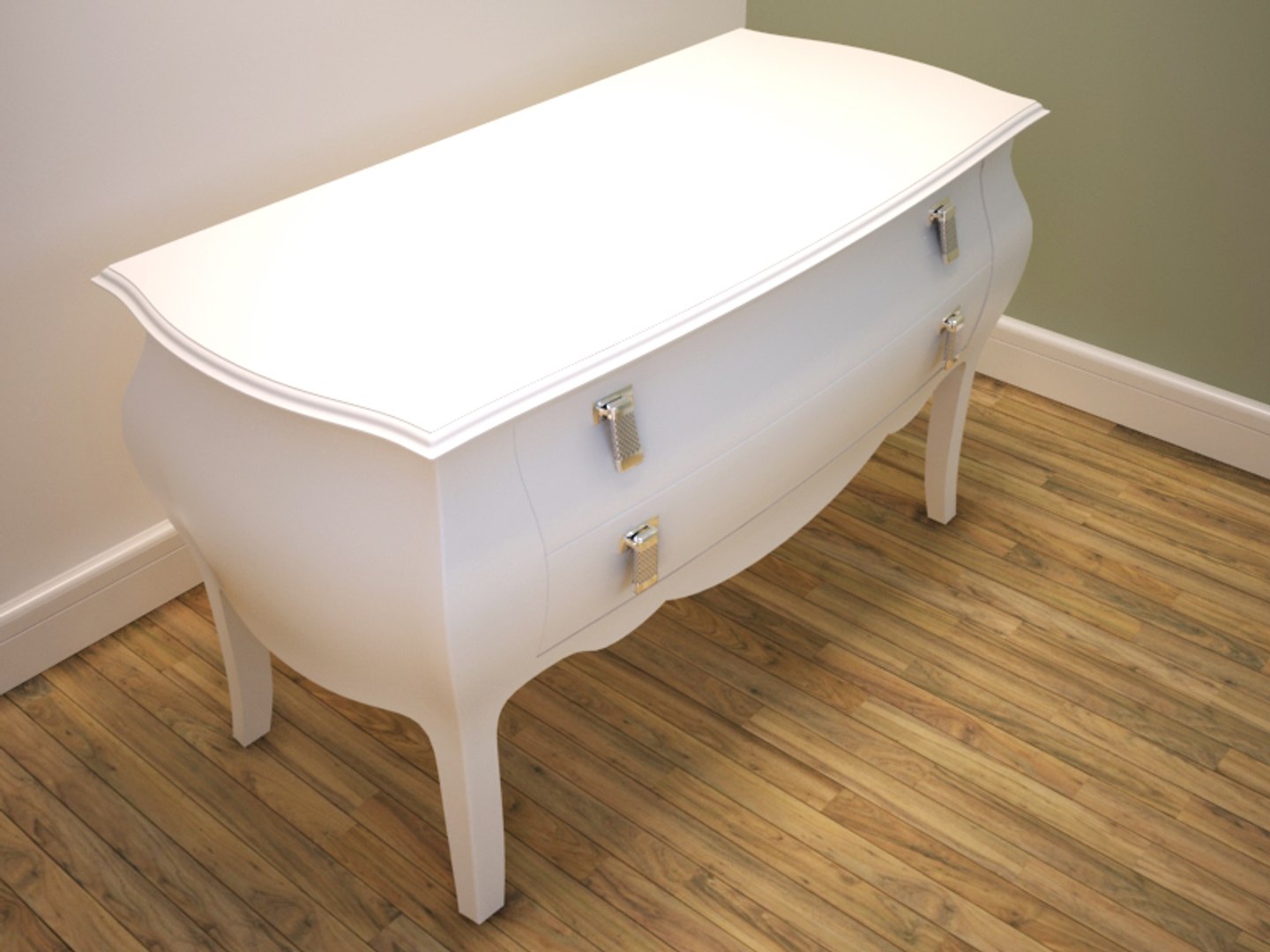 Classic Commode 3d Model