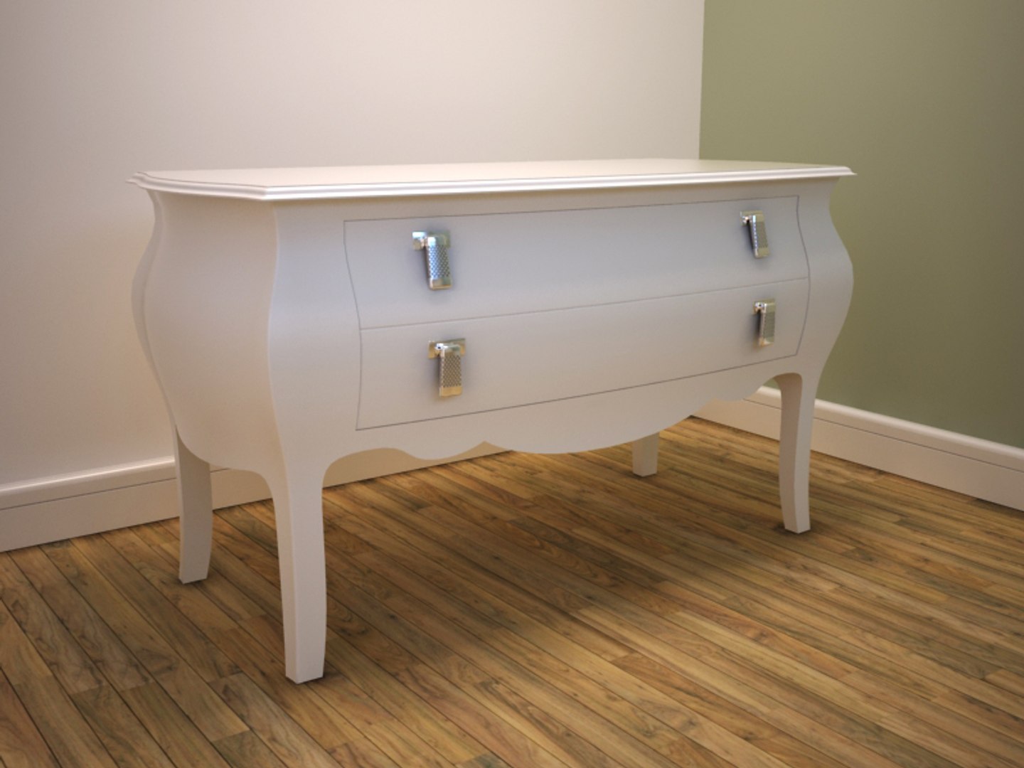 Classic Commode 3d Model