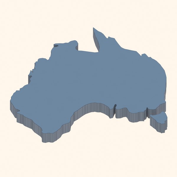 australia 3d model