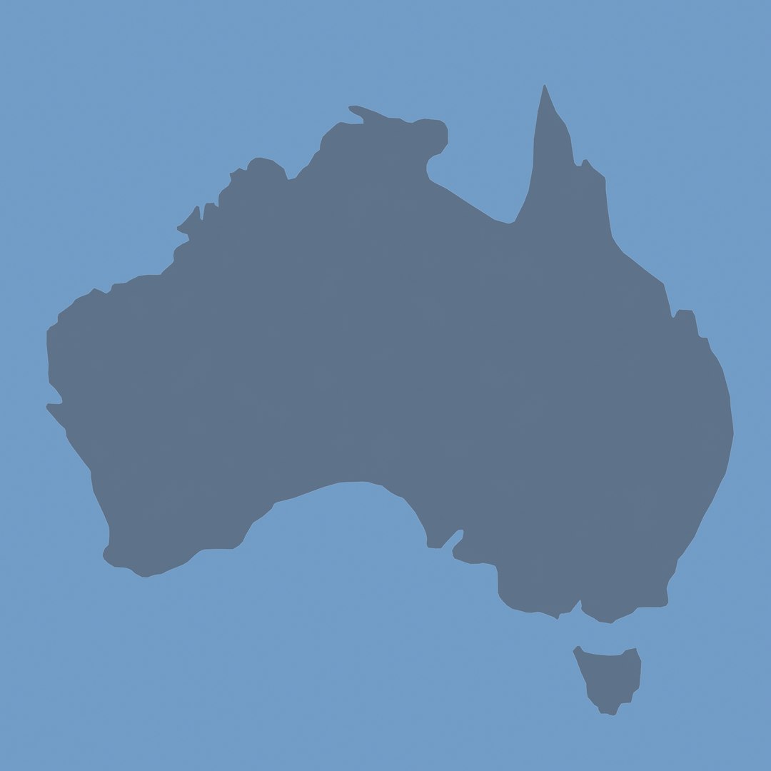 Australia 3d Model
