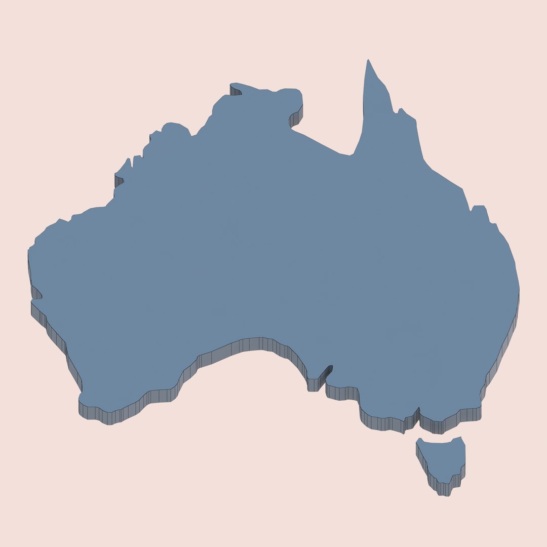 Australia 3d Model