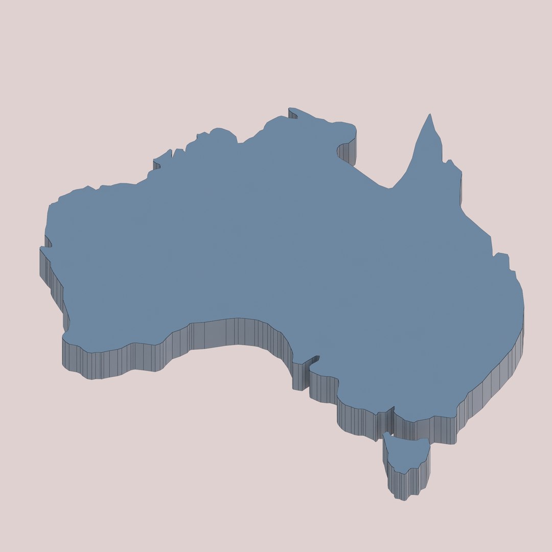 Australia 3d Model