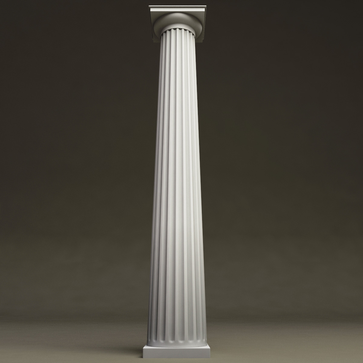 3d doric order column model