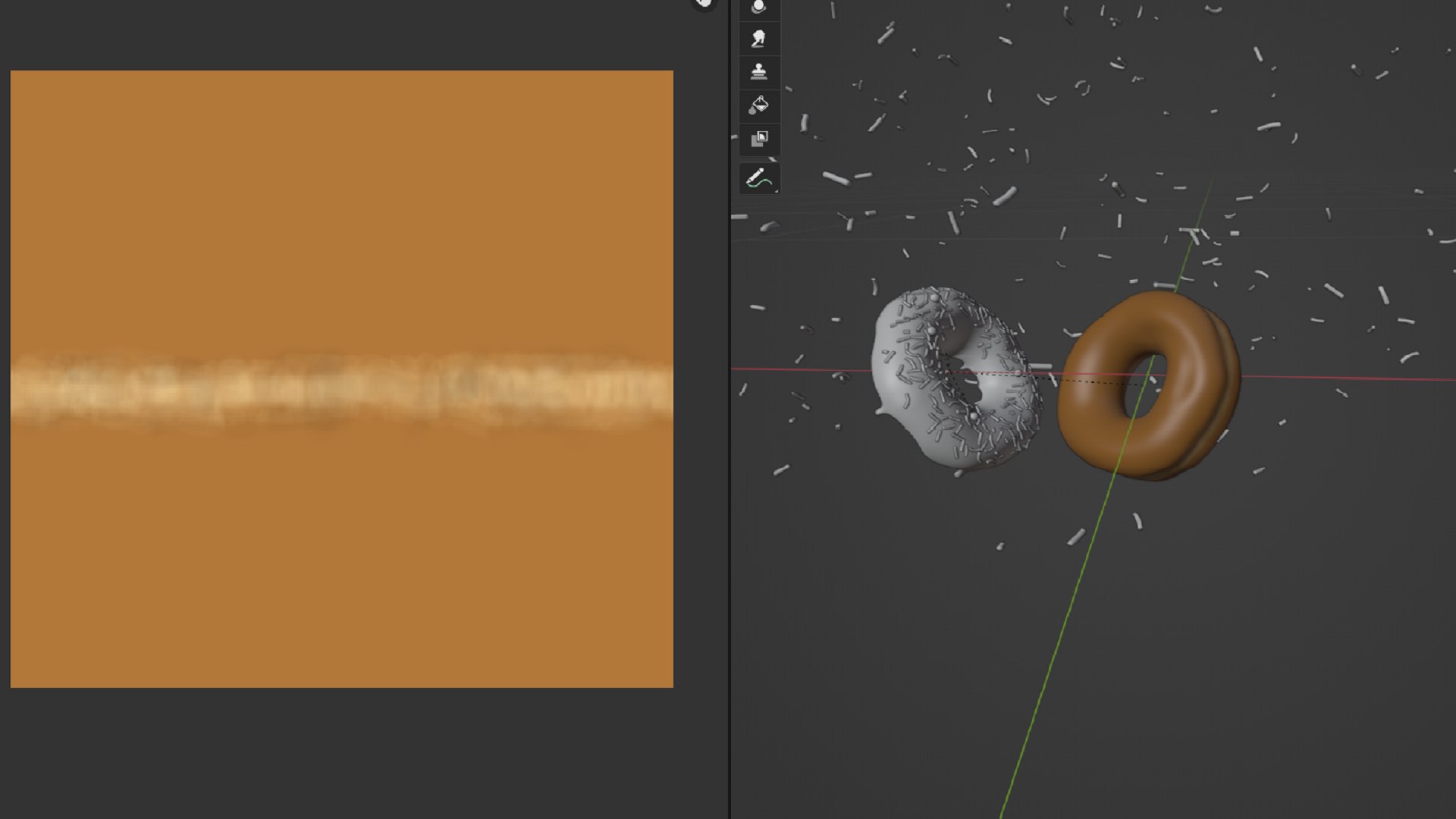 Donut With Sprinkles Animated 3D Model - TurboSquid 1996683
