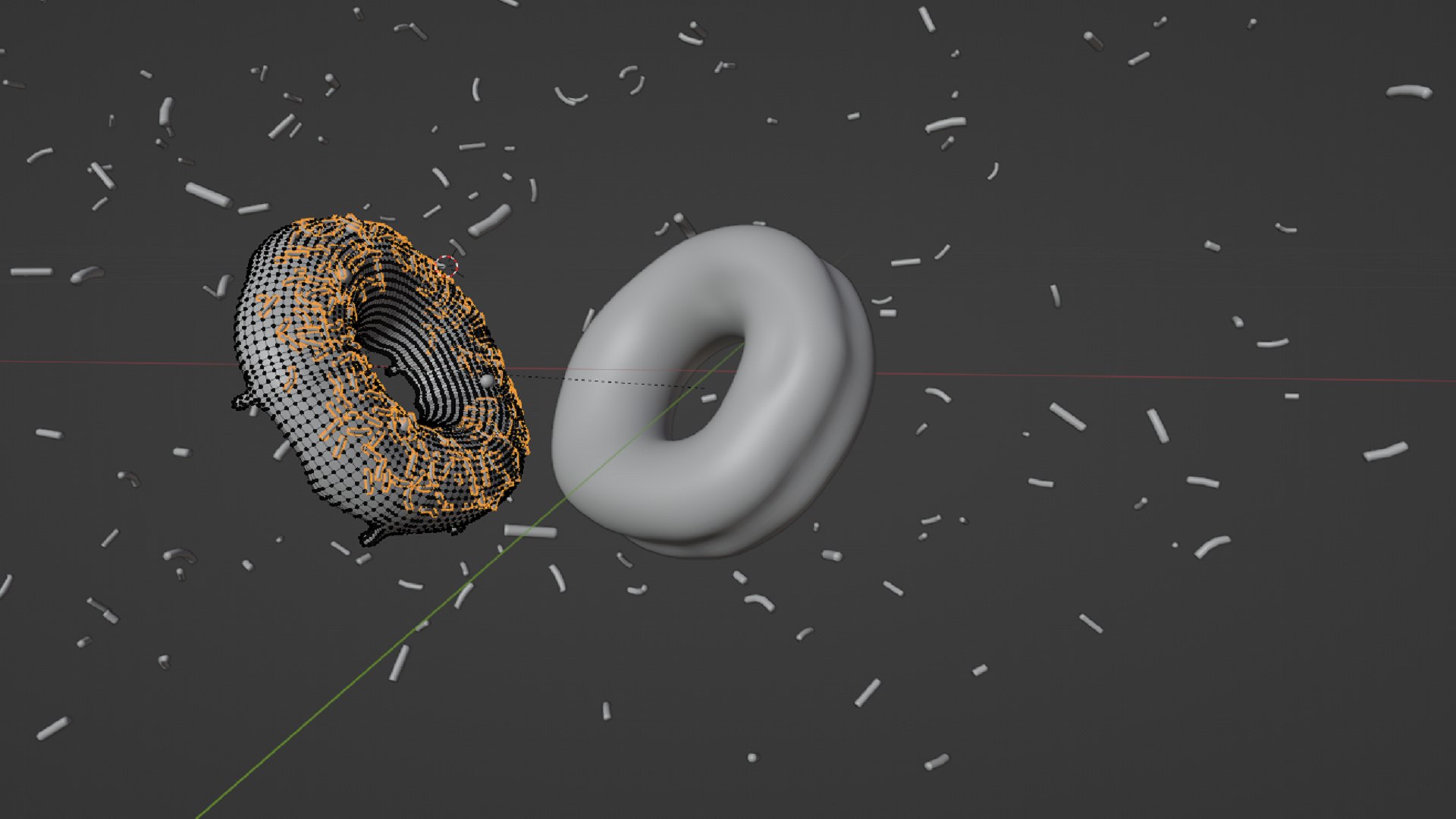 Donut With Sprinkles Animated 3D Model - TurboSquid 1996683