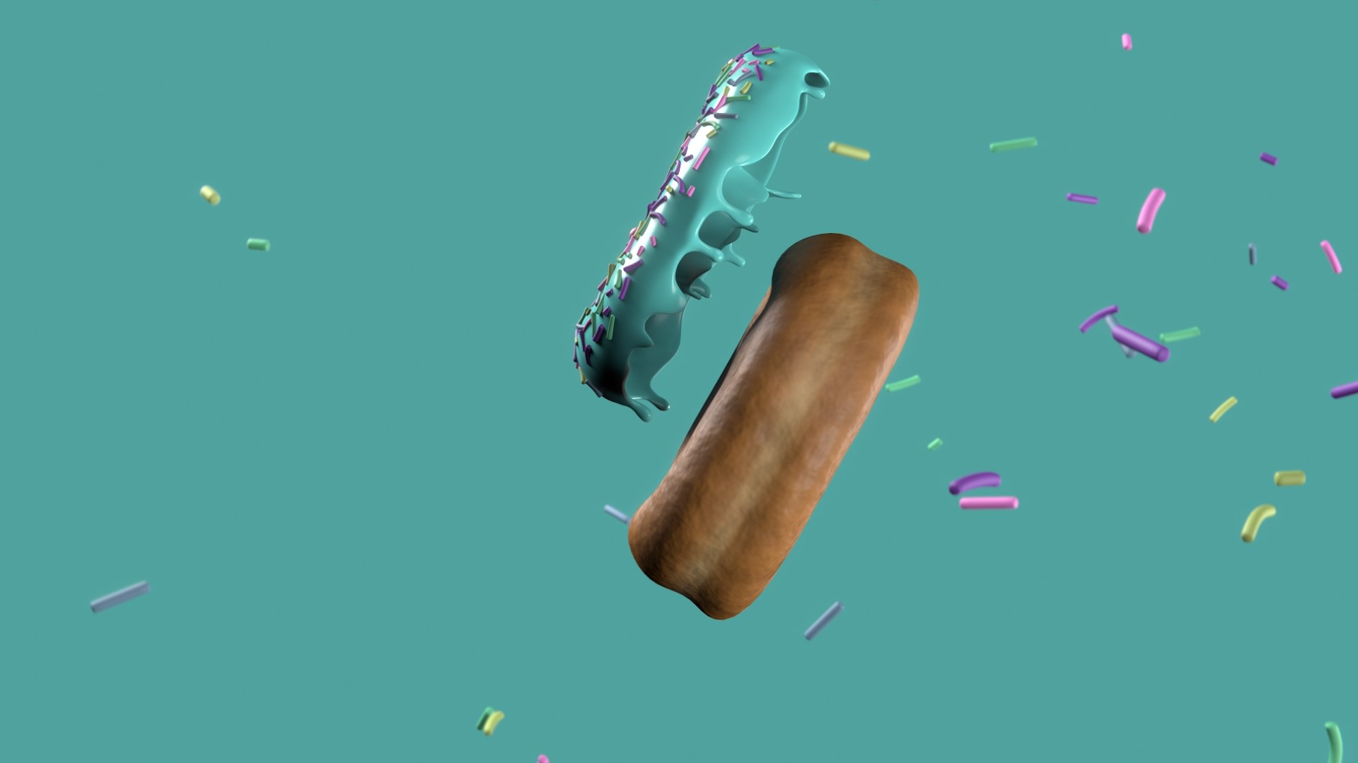 Donut With Sprinkles Animated 3D Model - TurboSquid 1996683