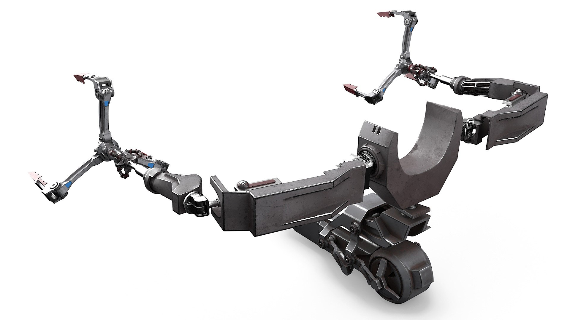 Mechanical Armature Claw Model - TurboSquid 2382437