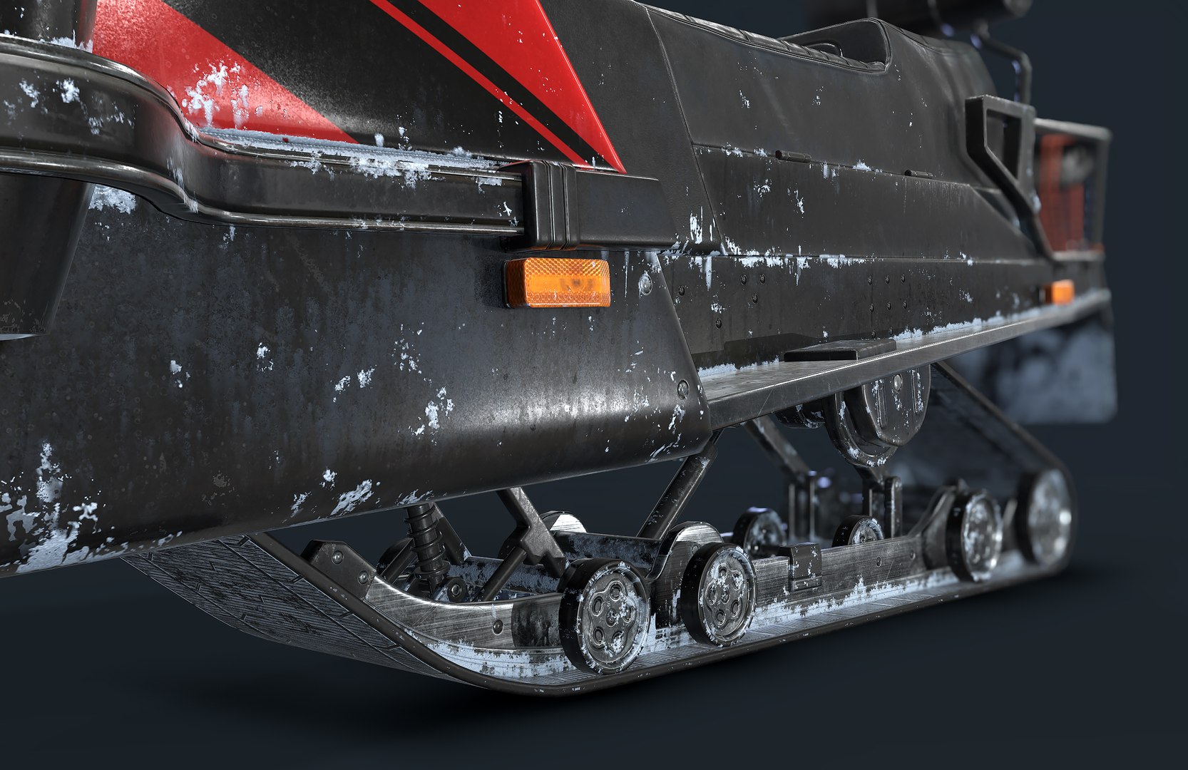 Snowmobile Pbr Unity5 3D - TurboSquid 1481492
