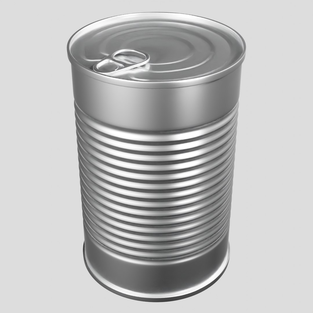3D realistic tin model - TurboSquid 1616725