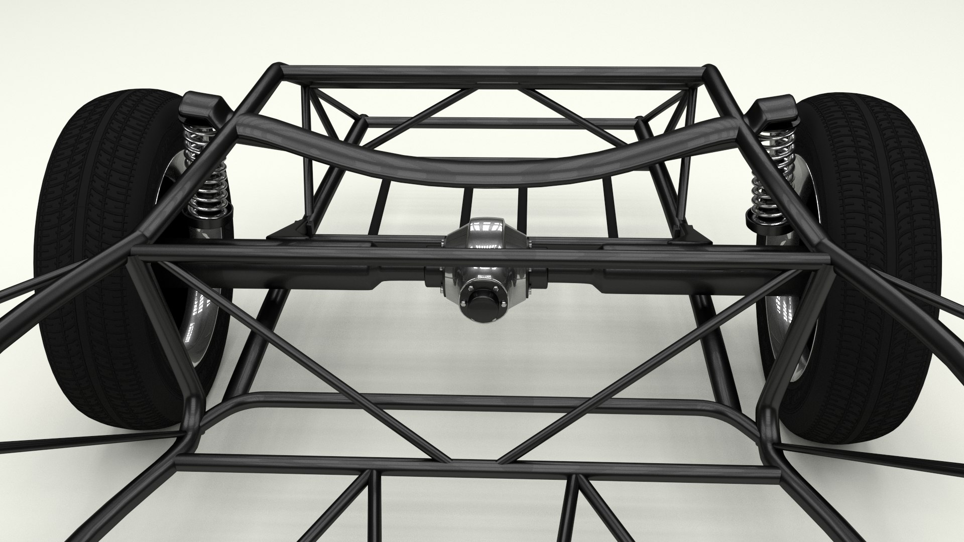 3d Mercedes 300sl Chassis