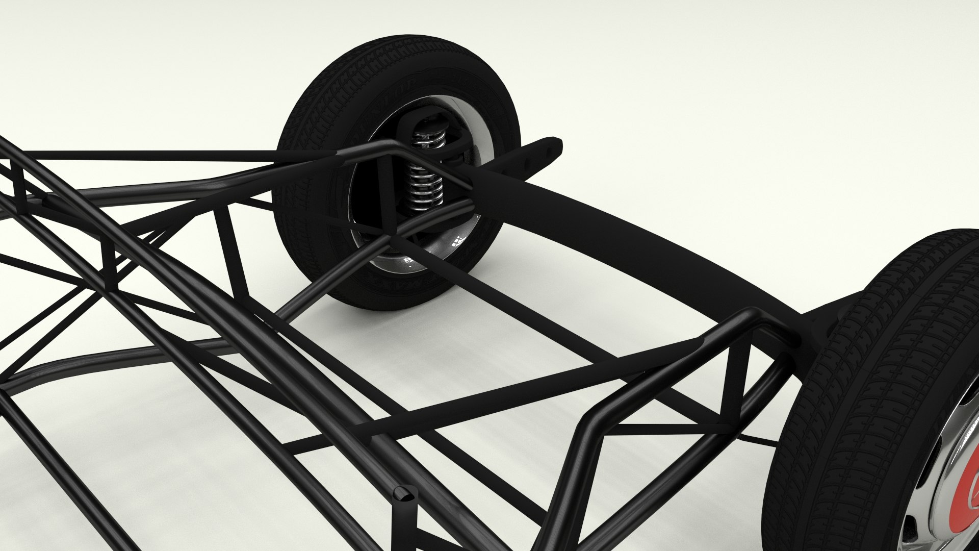 3d Mercedes 300sl Chassis