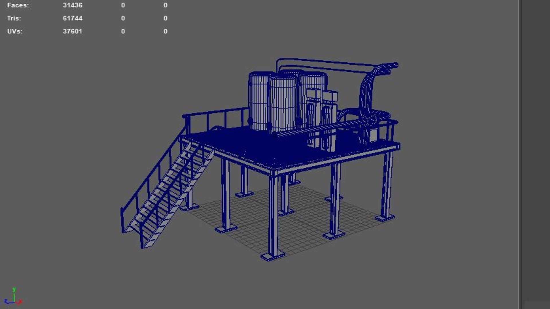 Chemical Engineering Plant 3D Model 3D Model - TurboSquid 2335434
