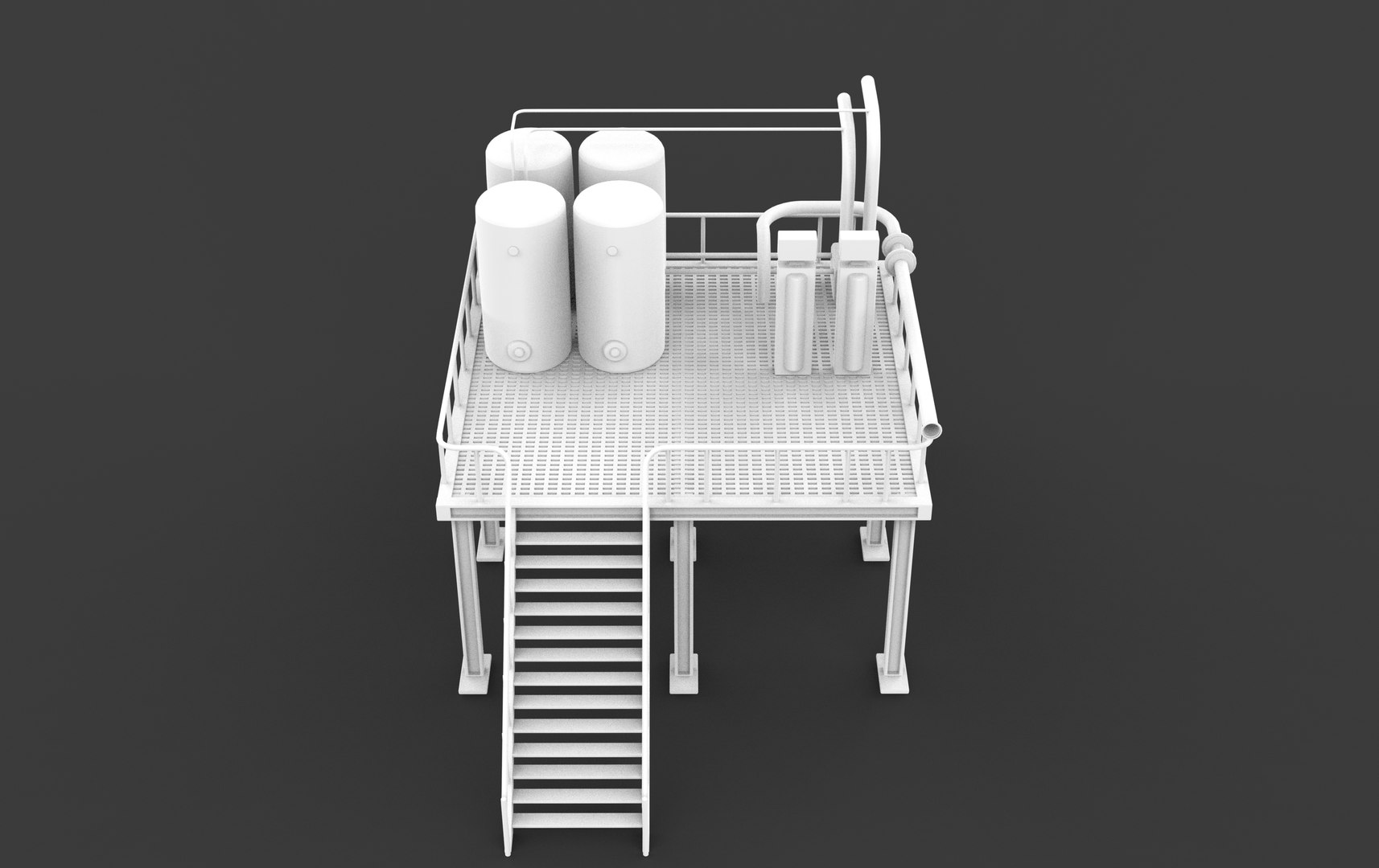 Chemical Engineering Plant 3D Model 3D Model - TurboSquid 2335434