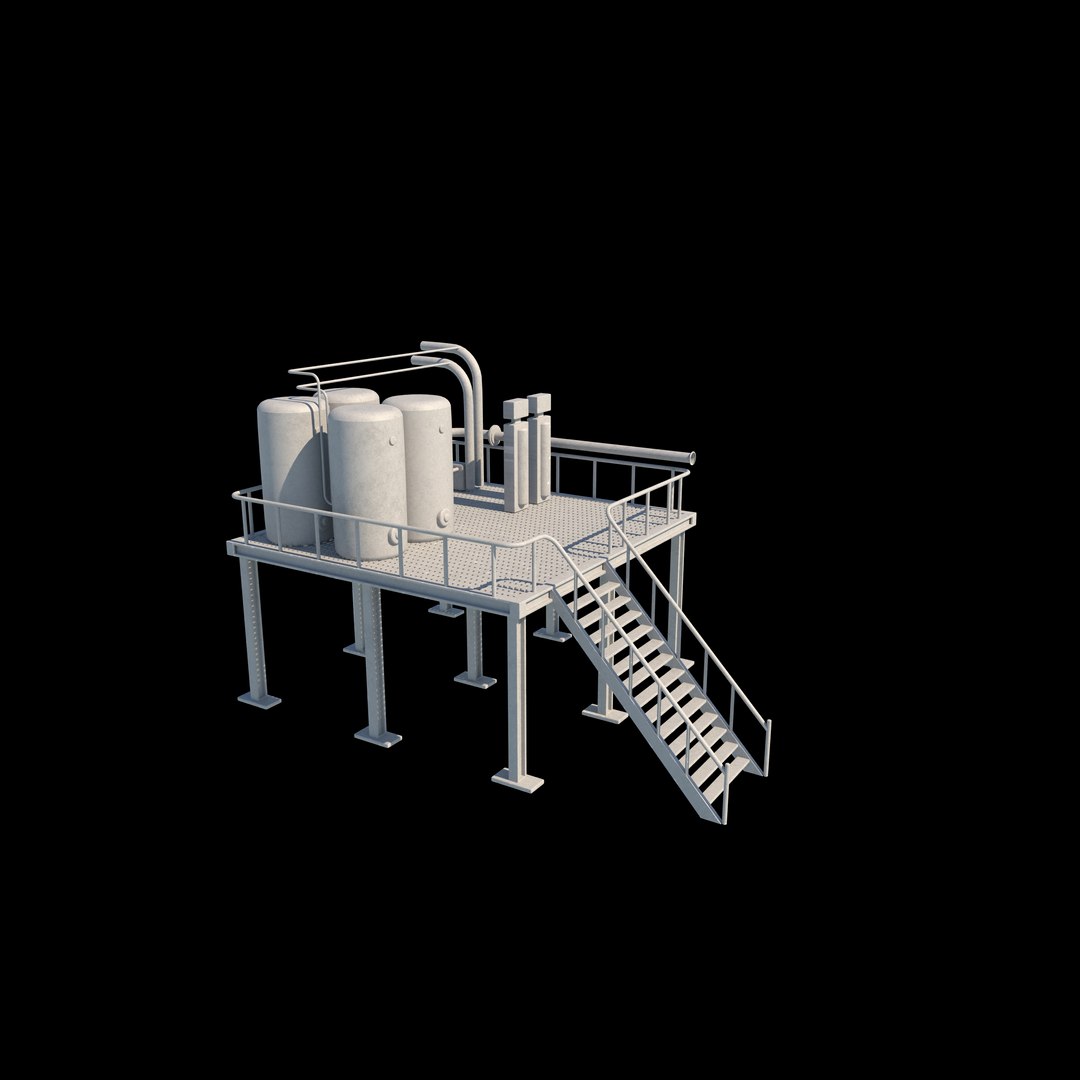 Chemical Engineering Plant 3D Model 3D Model - TurboSquid 2335434