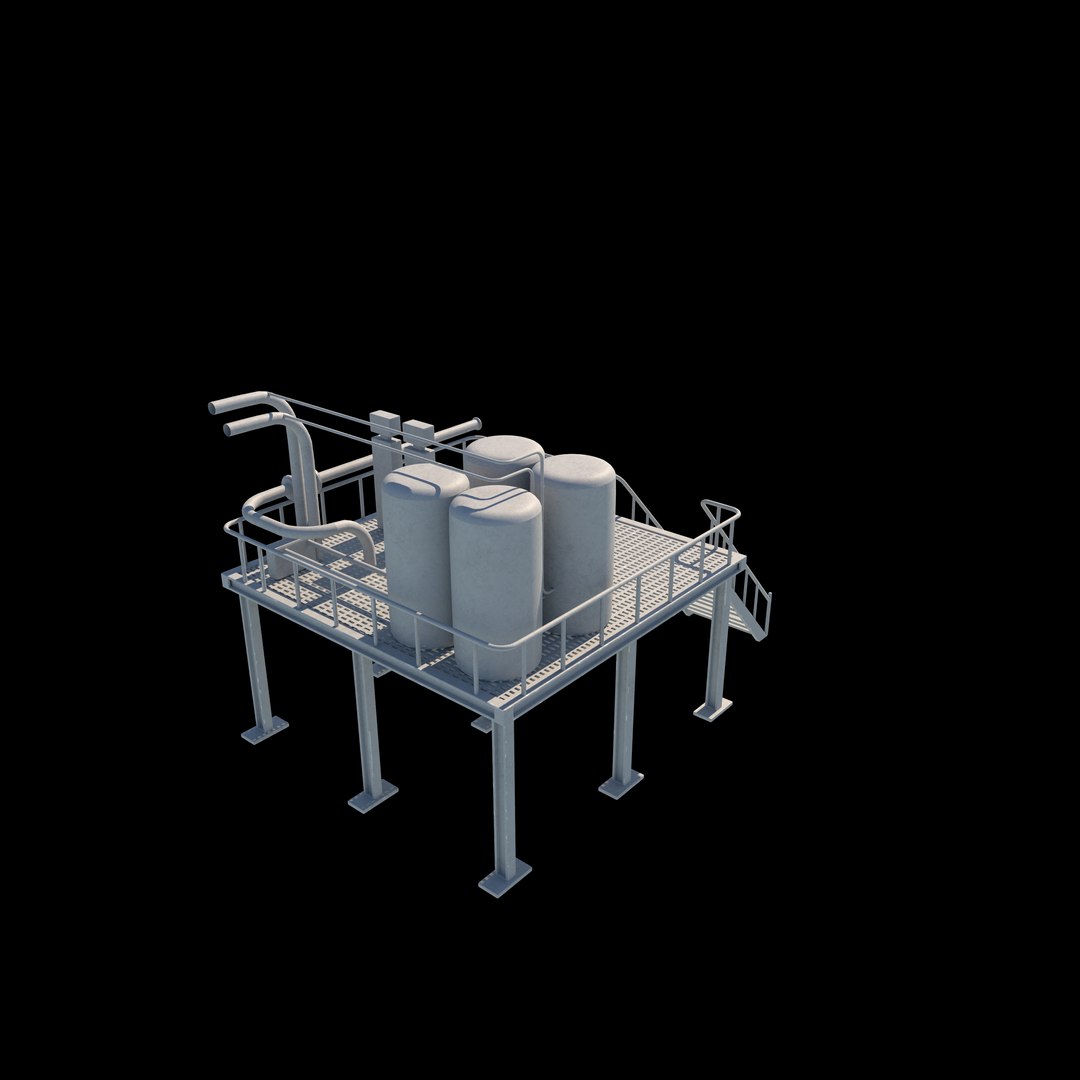 Chemical Engineering Plant 3D Model 3D Model - TurboSquid 2335434
