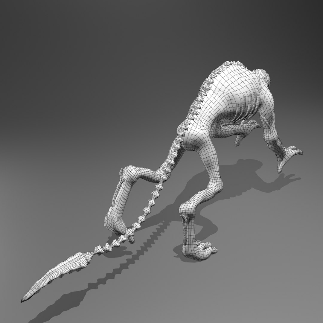 monster rigged 3d max