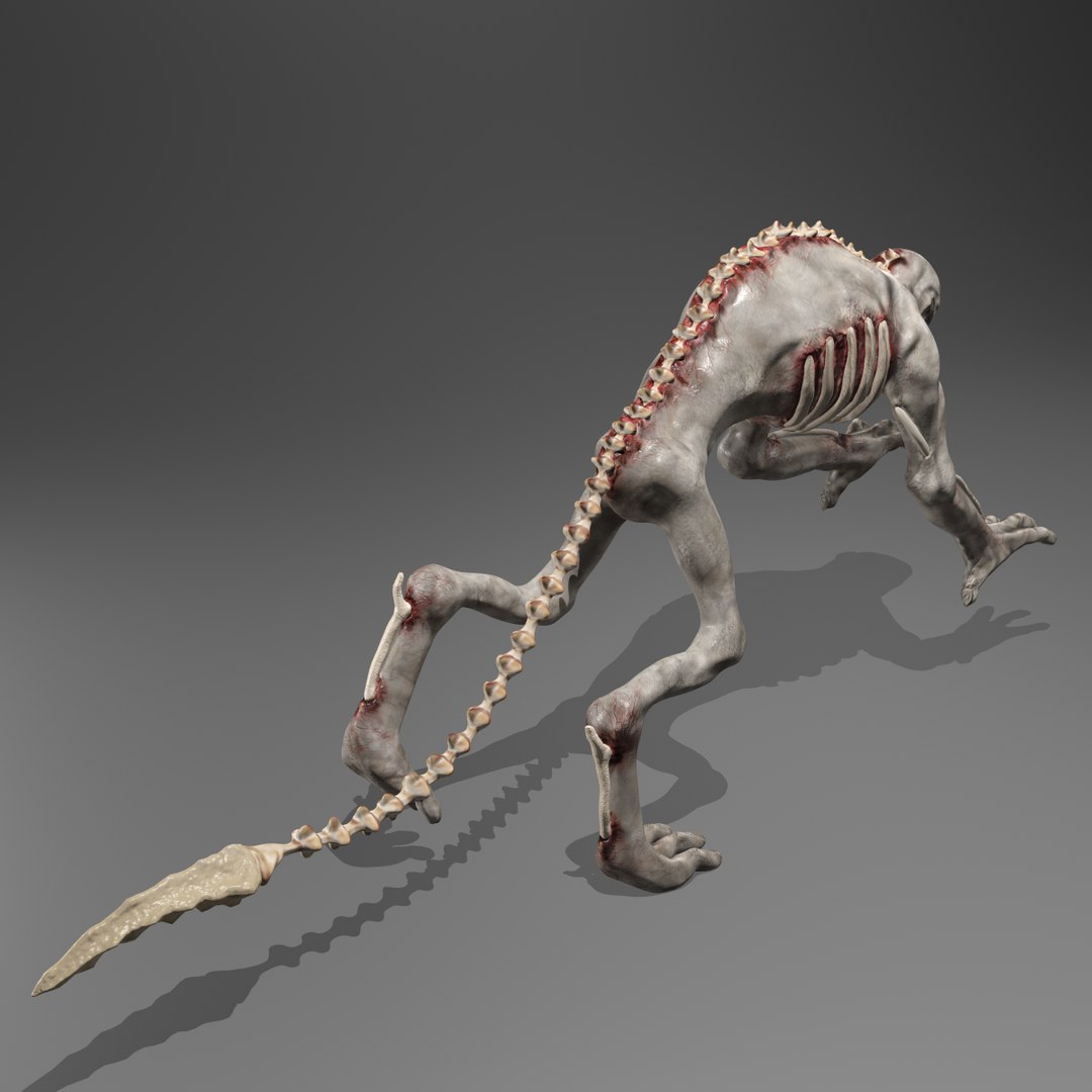 monster rigged 3d max