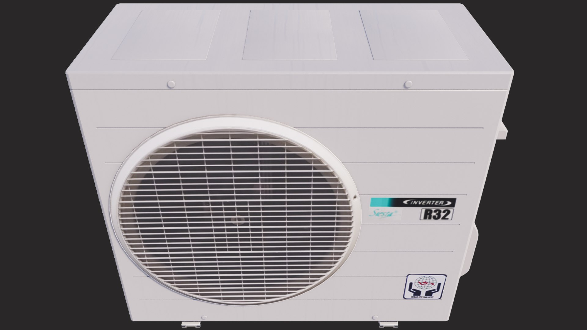3D Air Conditioner Ourdoor Block Model - TurboSquid 2135534