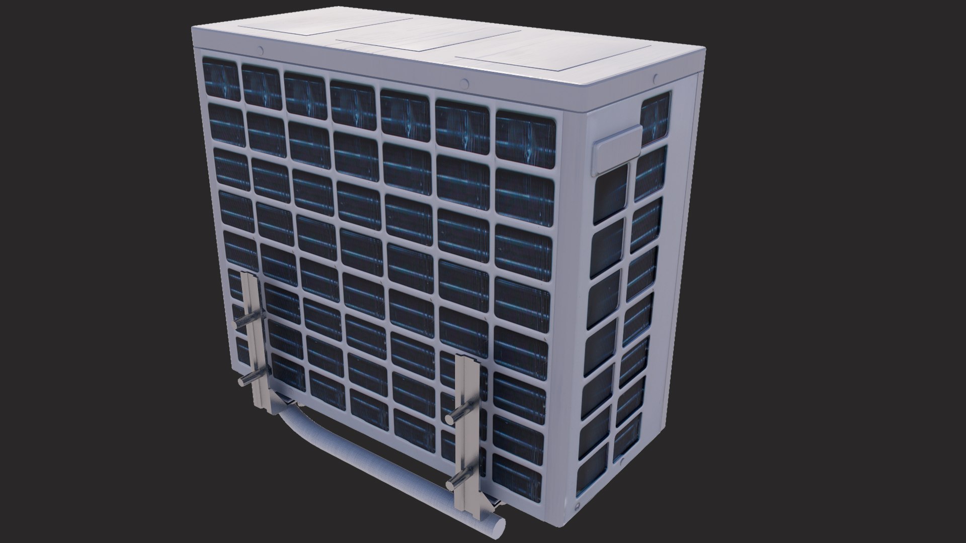 3D Air Conditioner Ourdoor Block Model - TurboSquid 2135534