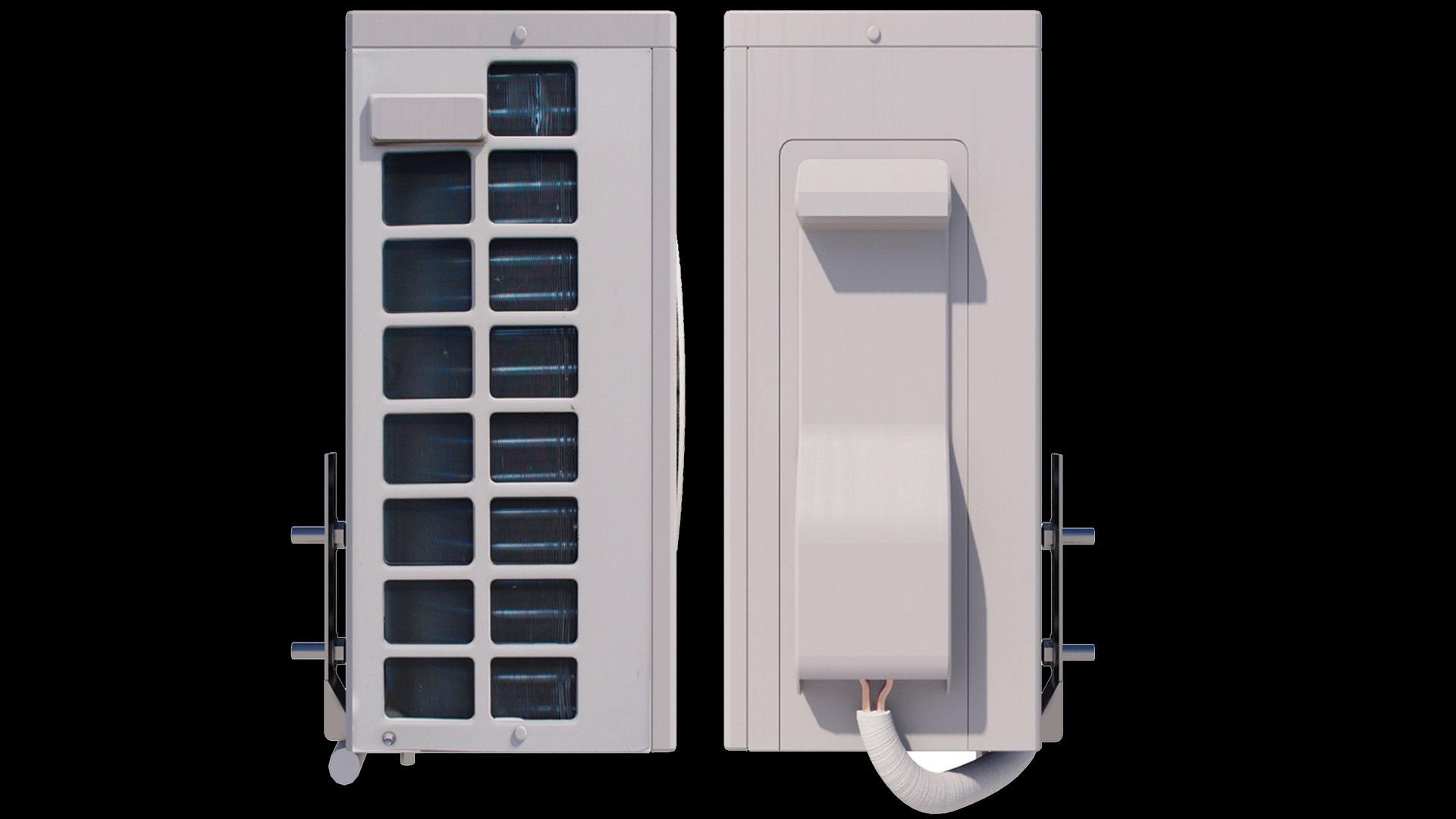 3D Air Conditioner Ourdoor Block Model - TurboSquid 2135534