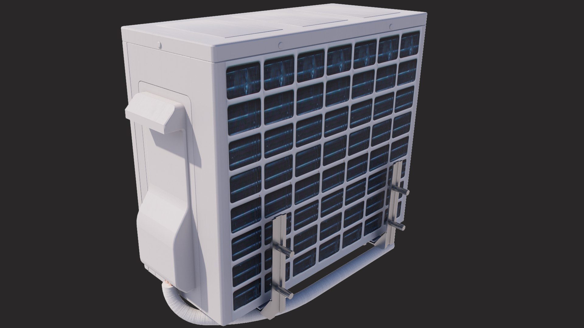3D Air Conditioner Ourdoor Block Model - TurboSquid 2135534
