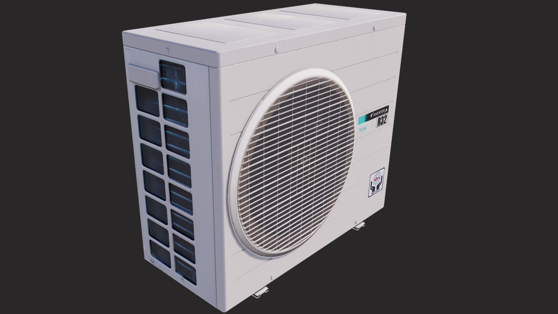 3D Air Conditioner Ourdoor Block Model - TurboSquid 2135534