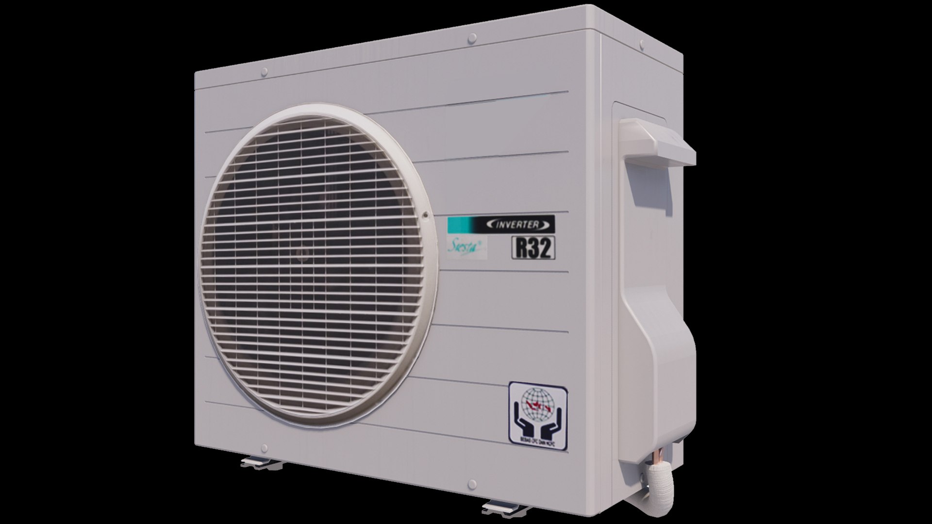 3D Air Conditioner Ourdoor Block Model - TurboSquid 2135534