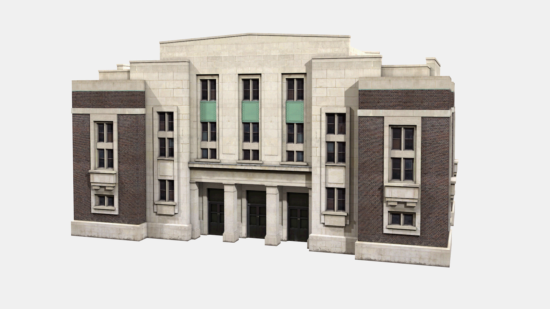 3D Apartment Building Low Poly Model - TurboSquid 2091208