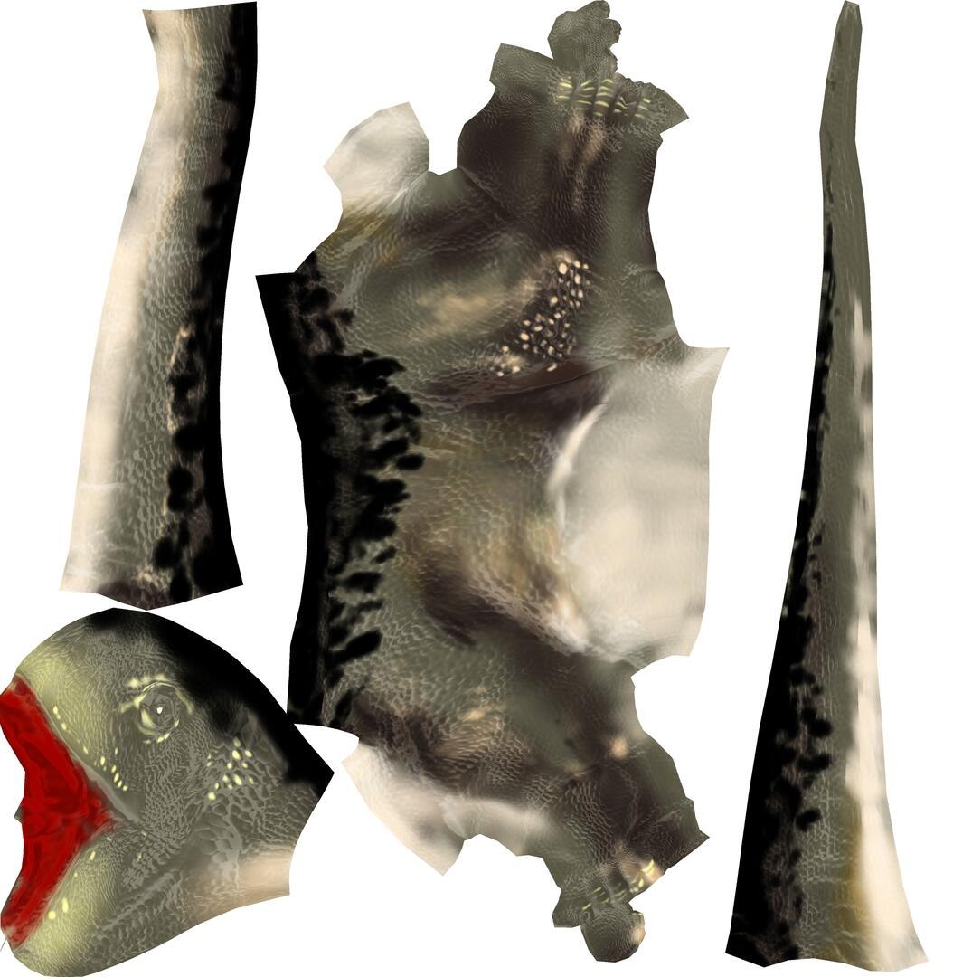 Hudiesaurus Dinosaur Jurassic Animal 3D - TurboSquid 2350551