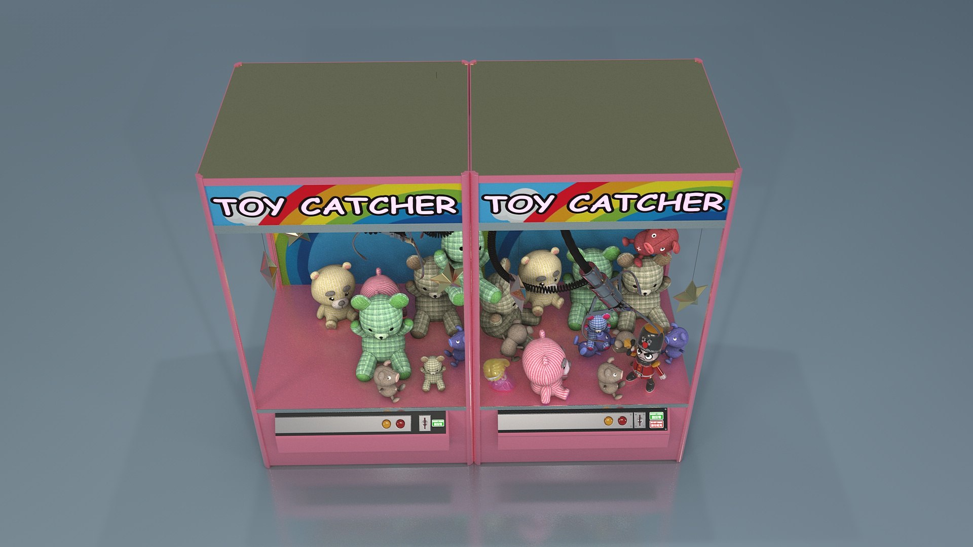 3D Claw Machine Teddy - TurboSquid 1707625