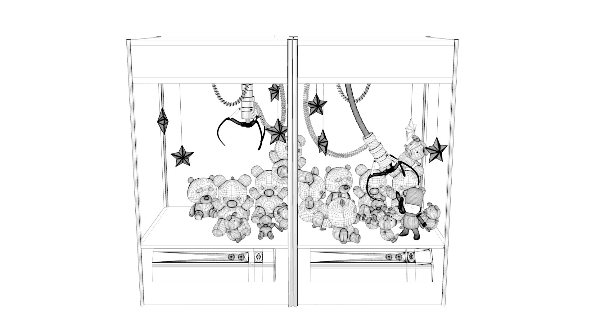 3D Claw Machine Teddy - TurboSquid 1707625