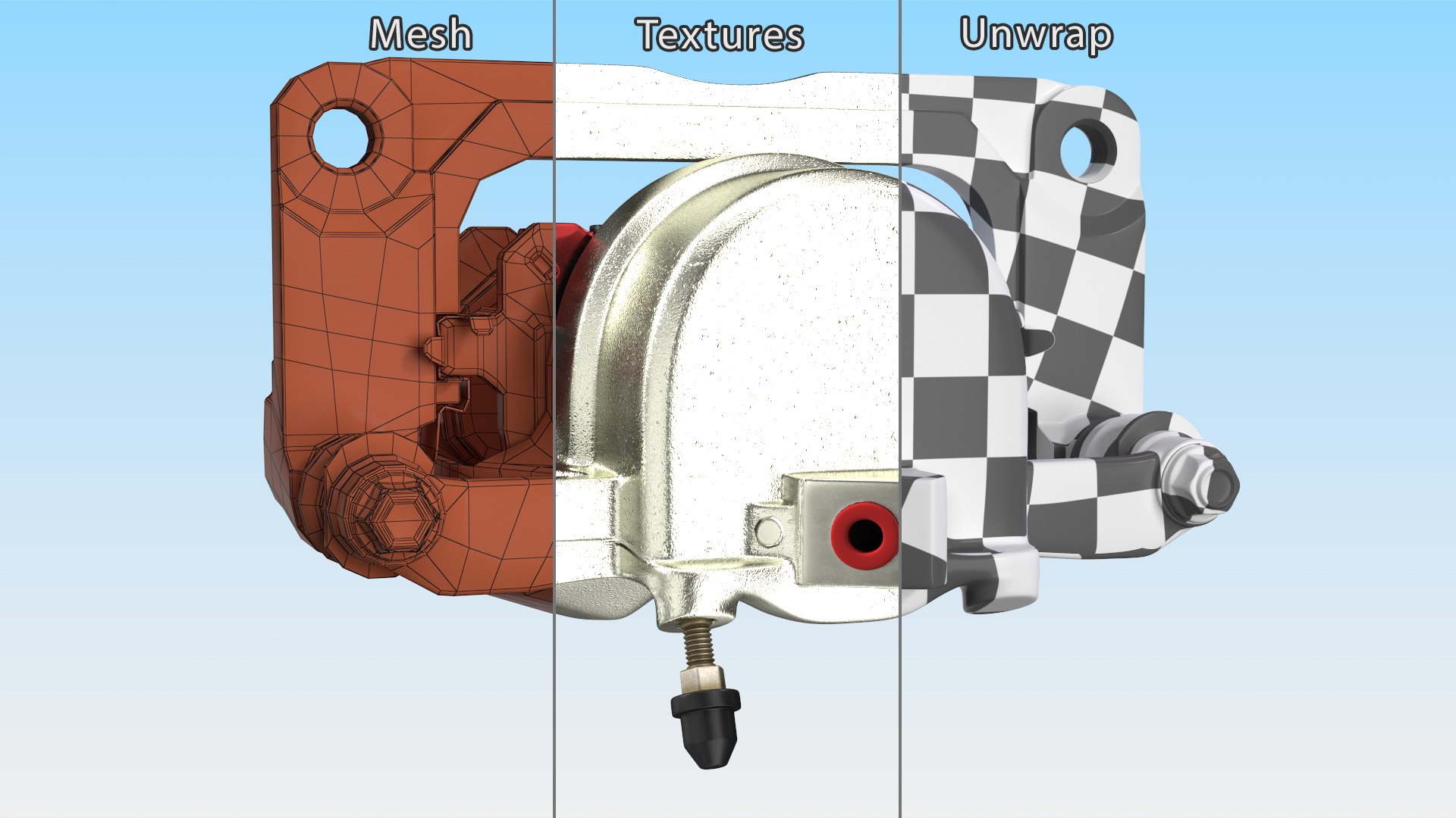Brake Caliper Pads 3D Model - TurboSquid 2044702