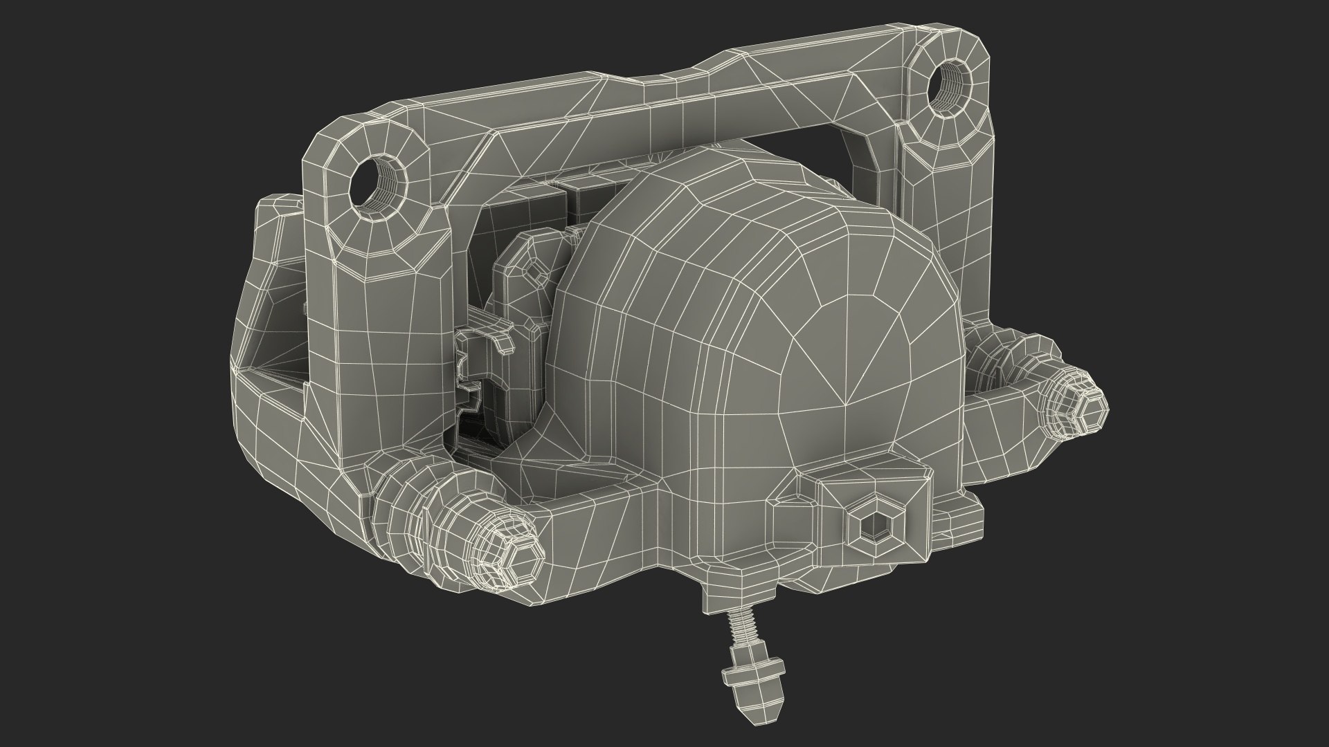 Brake Caliper Pads 3D Model - TurboSquid 2044702