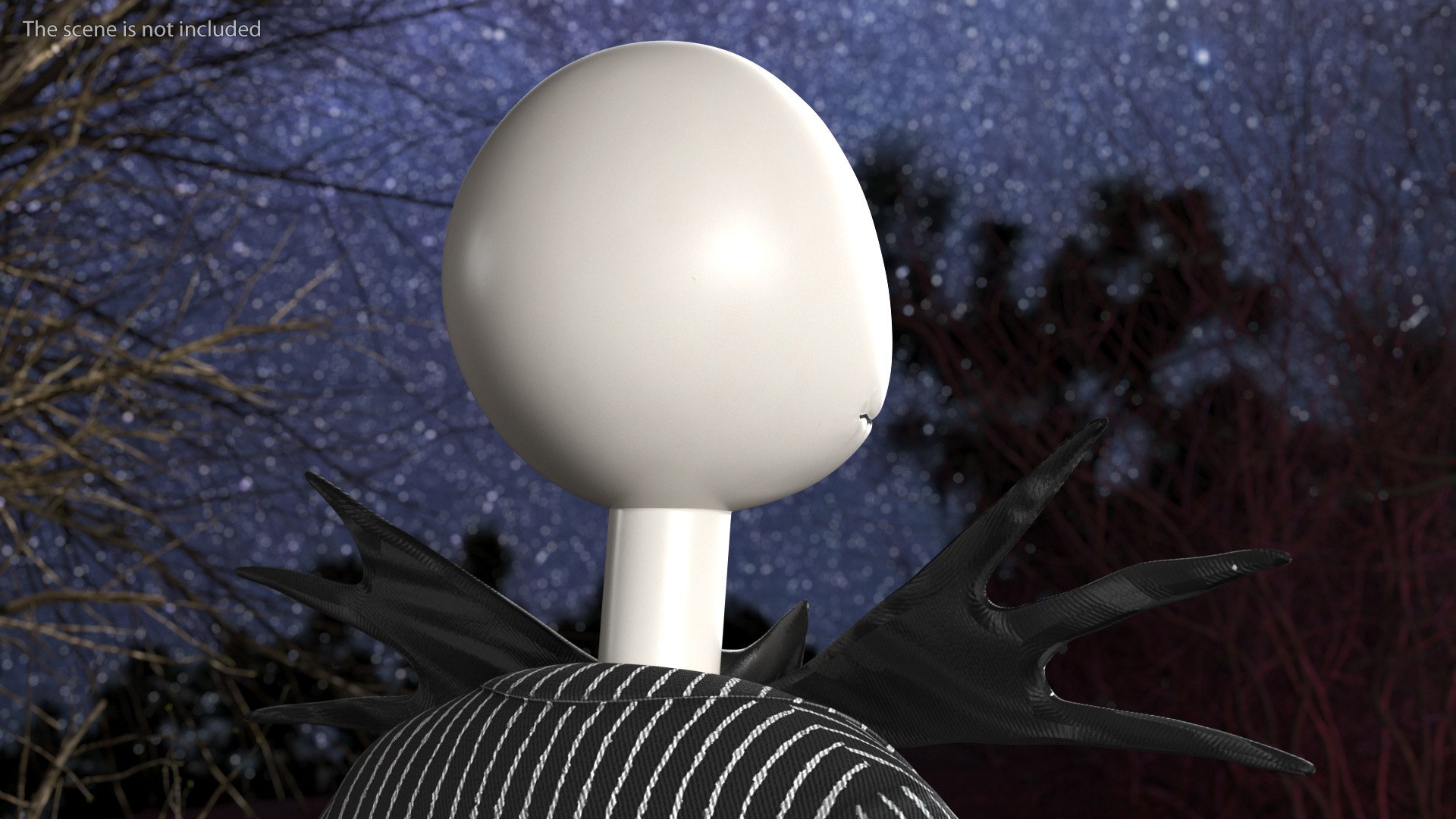 3D Jack Skellington Head - TurboSquid 2006751