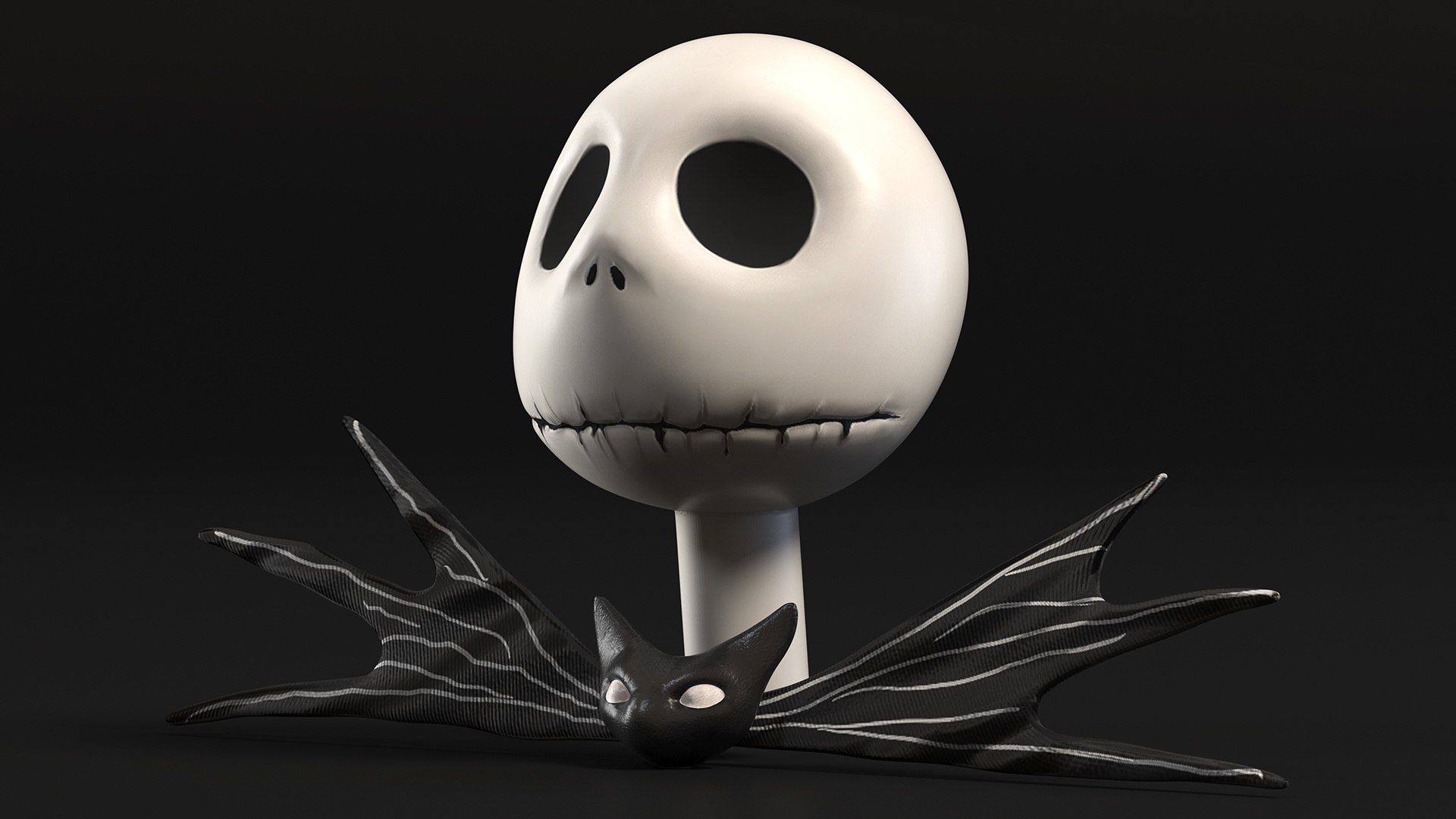 3D Jack Skellington Head - TurboSquid 2006751