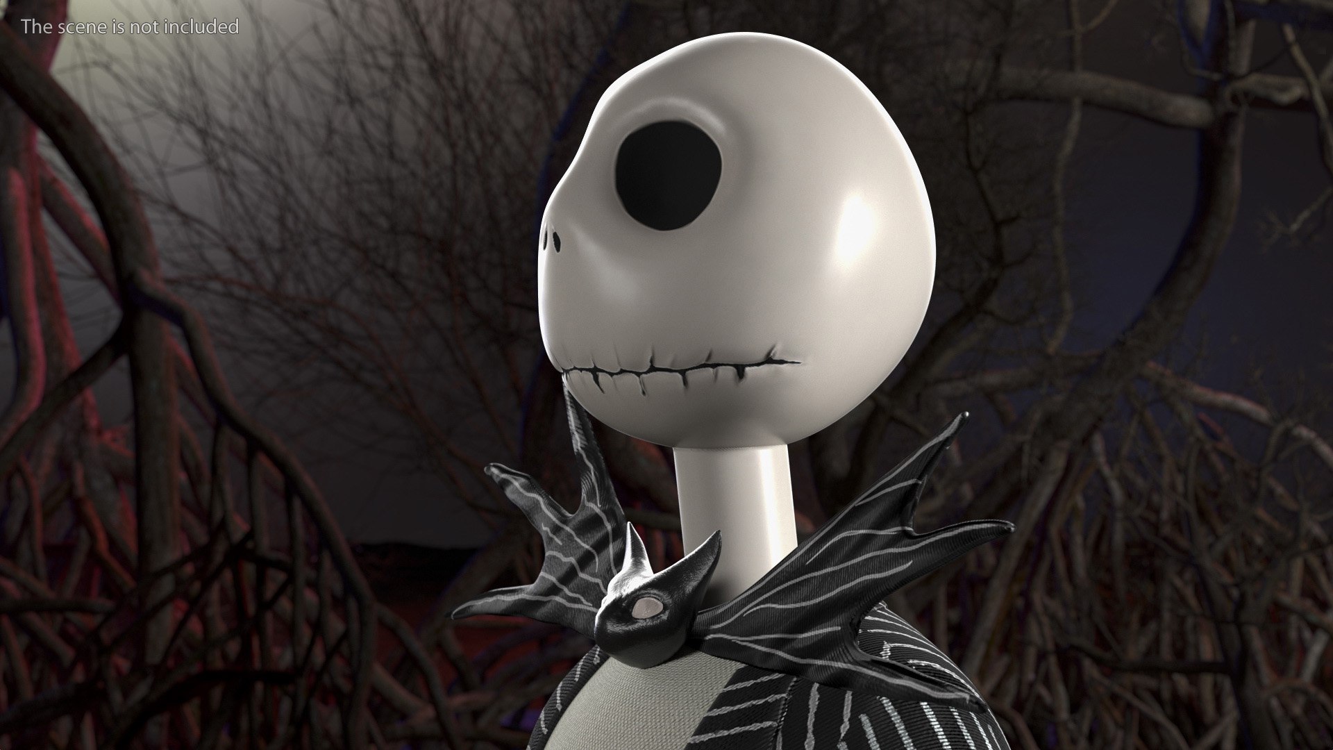 3D Jack Skellington Head - TurboSquid 2006751