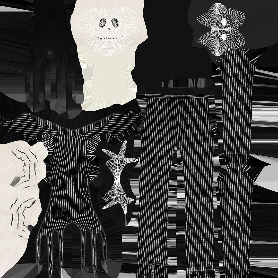 3D Jack Skellington Head - TurboSquid 2006751