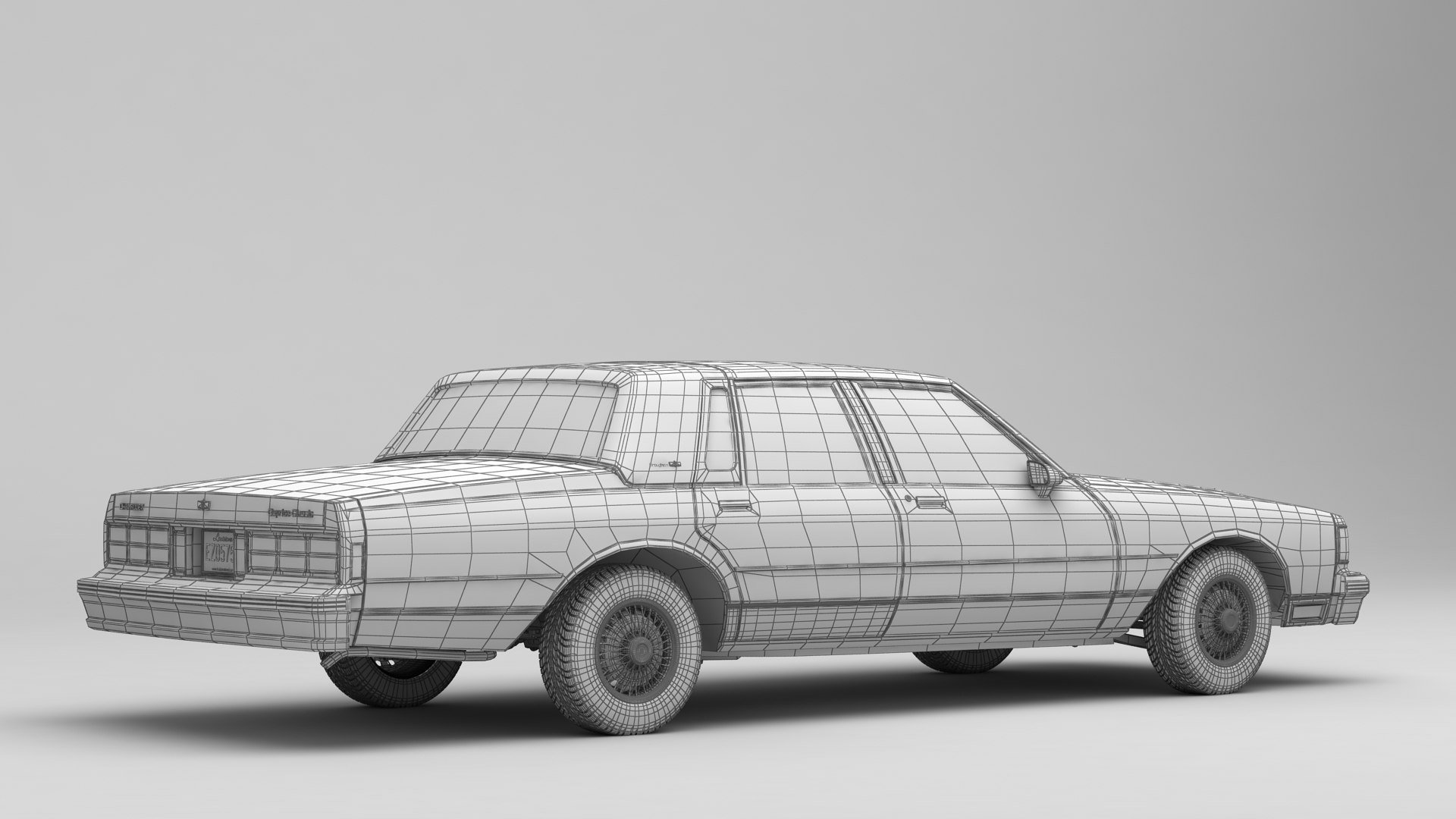 Chevrolet Caprice Classic 1989 3D Model - TurboSquid 2010731