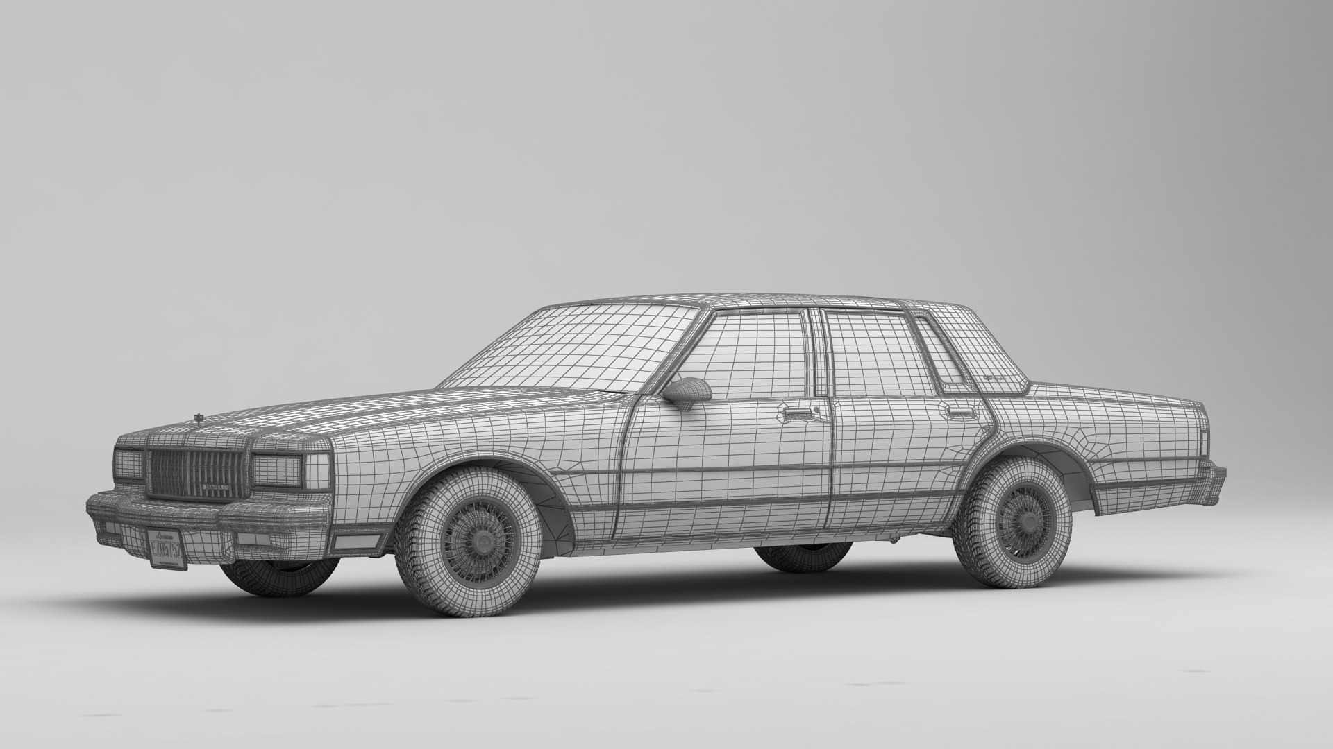 Chevrolet Caprice Classic 1989 3D Model - TurboSquid 2010731