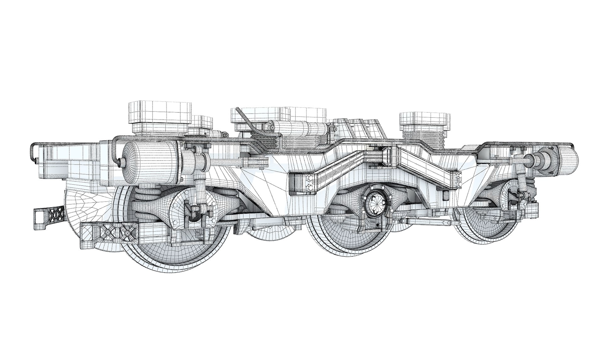 Train Wheels 3D Model - TurboSquid 1513272