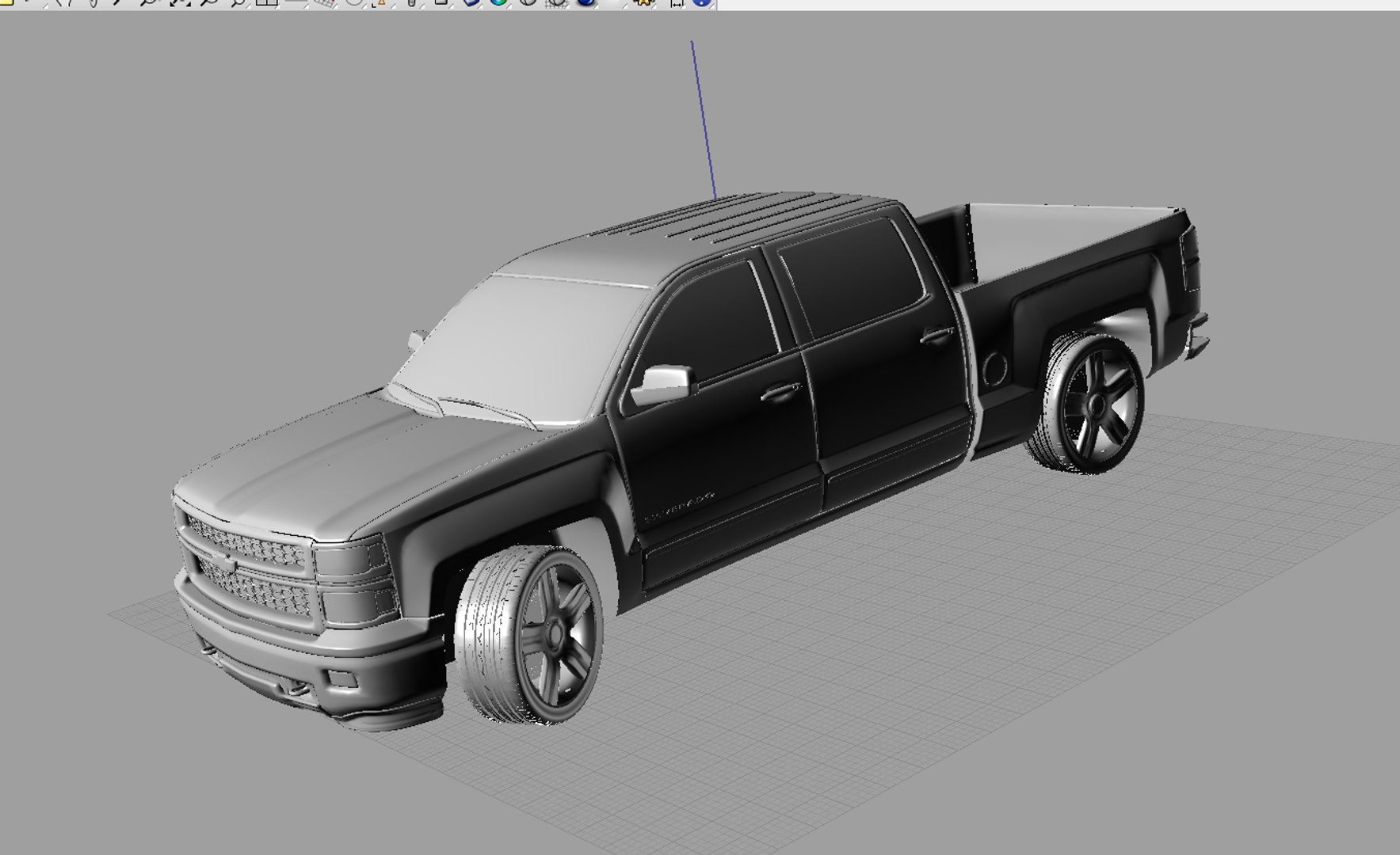 3d Chevrolet Silverado Crew Cab
