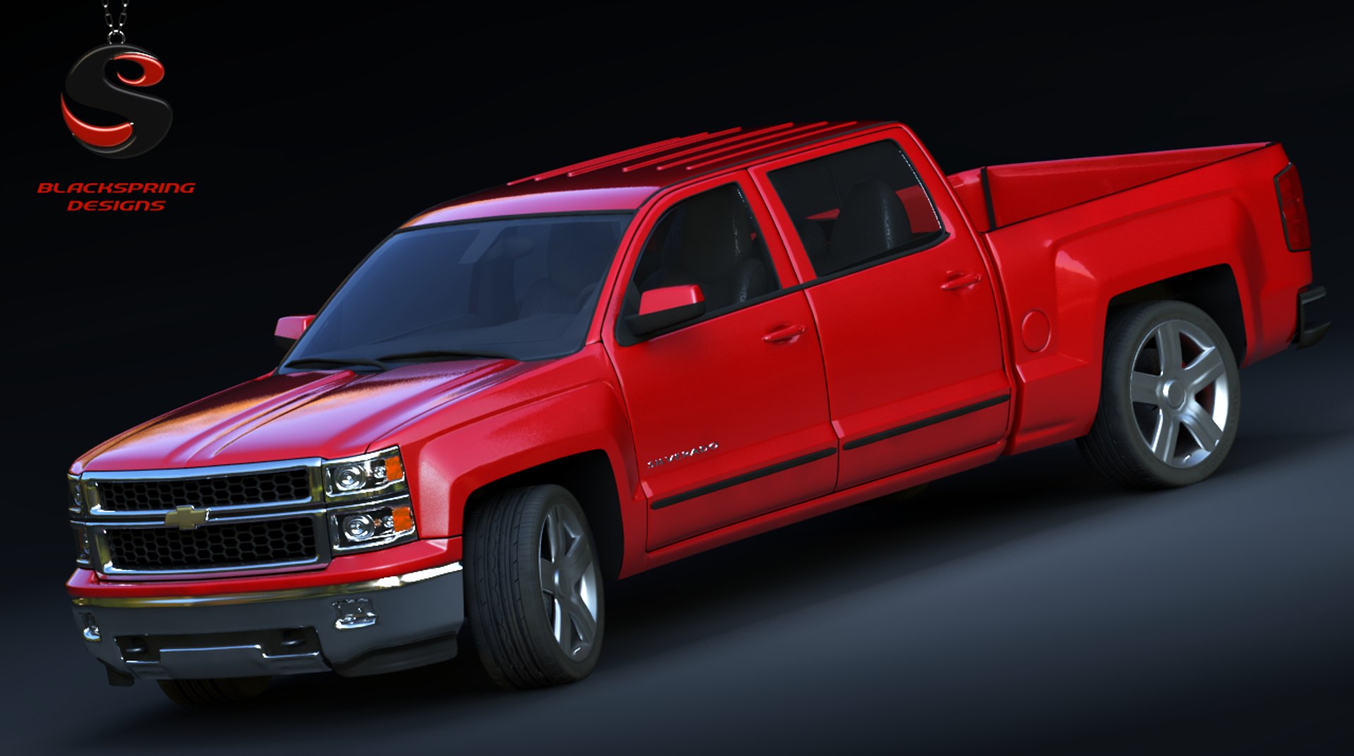 3d Chevrolet Silverado Crew Cab