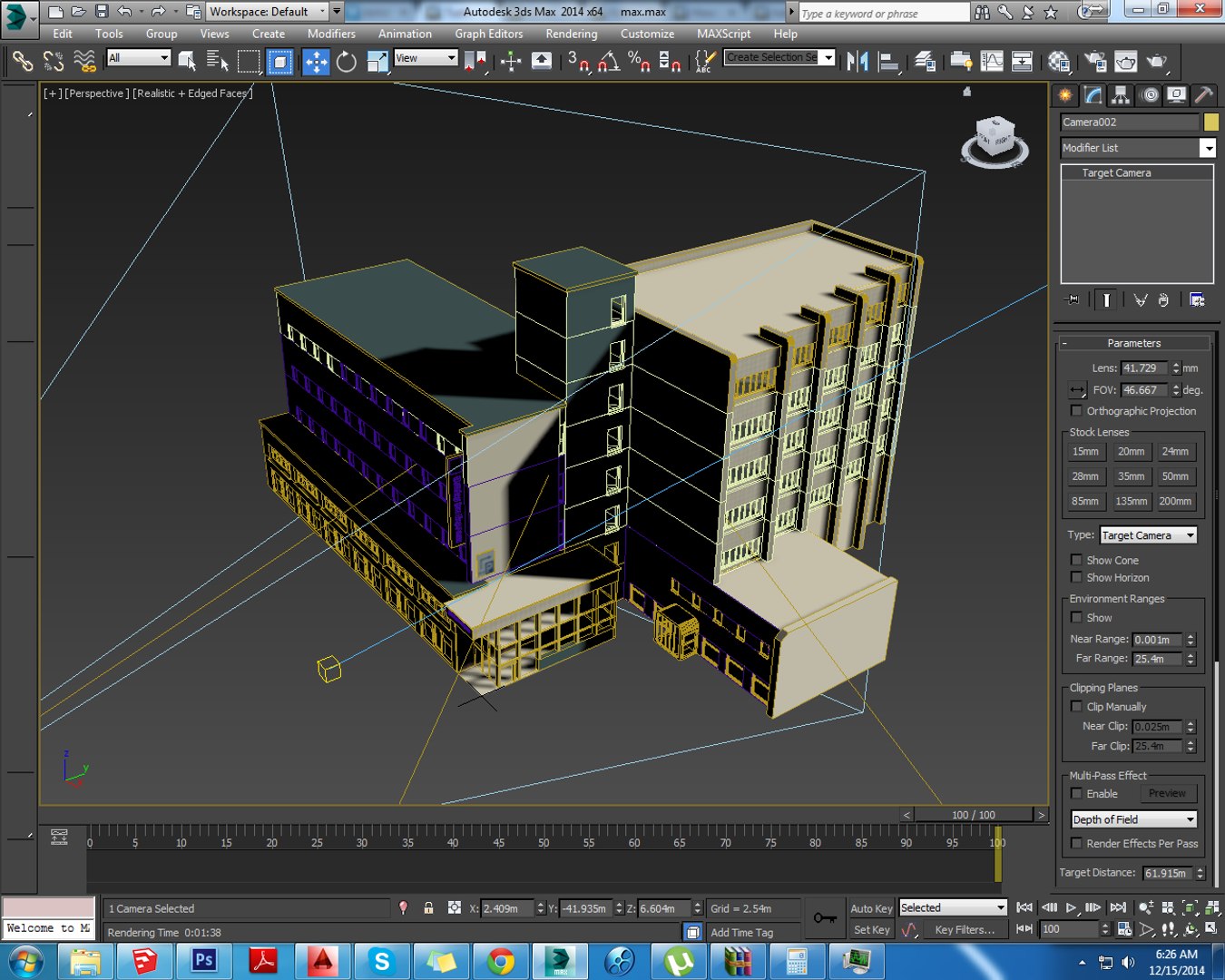 Hotel Building 3d Max