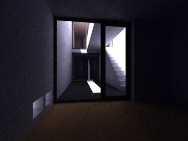 azuma house tadao ando 3d model