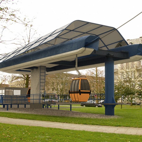 3D Cableway Models | TurboSquid