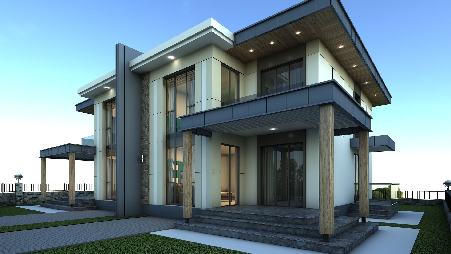 Modern Villas Model - TurboSquid 1792566