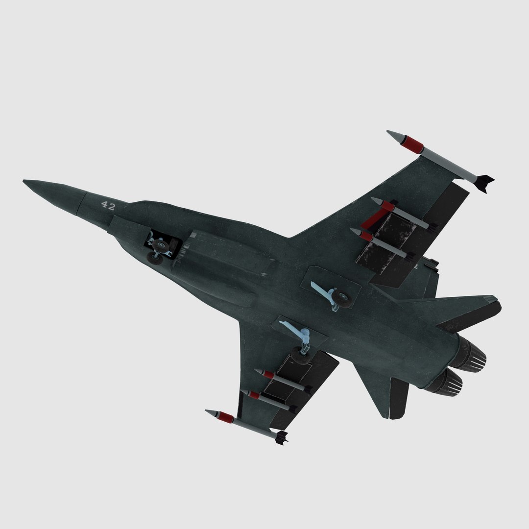 3D Fighter Jet 3D Model High Detail PBR Textured - TurboSquid 2399285