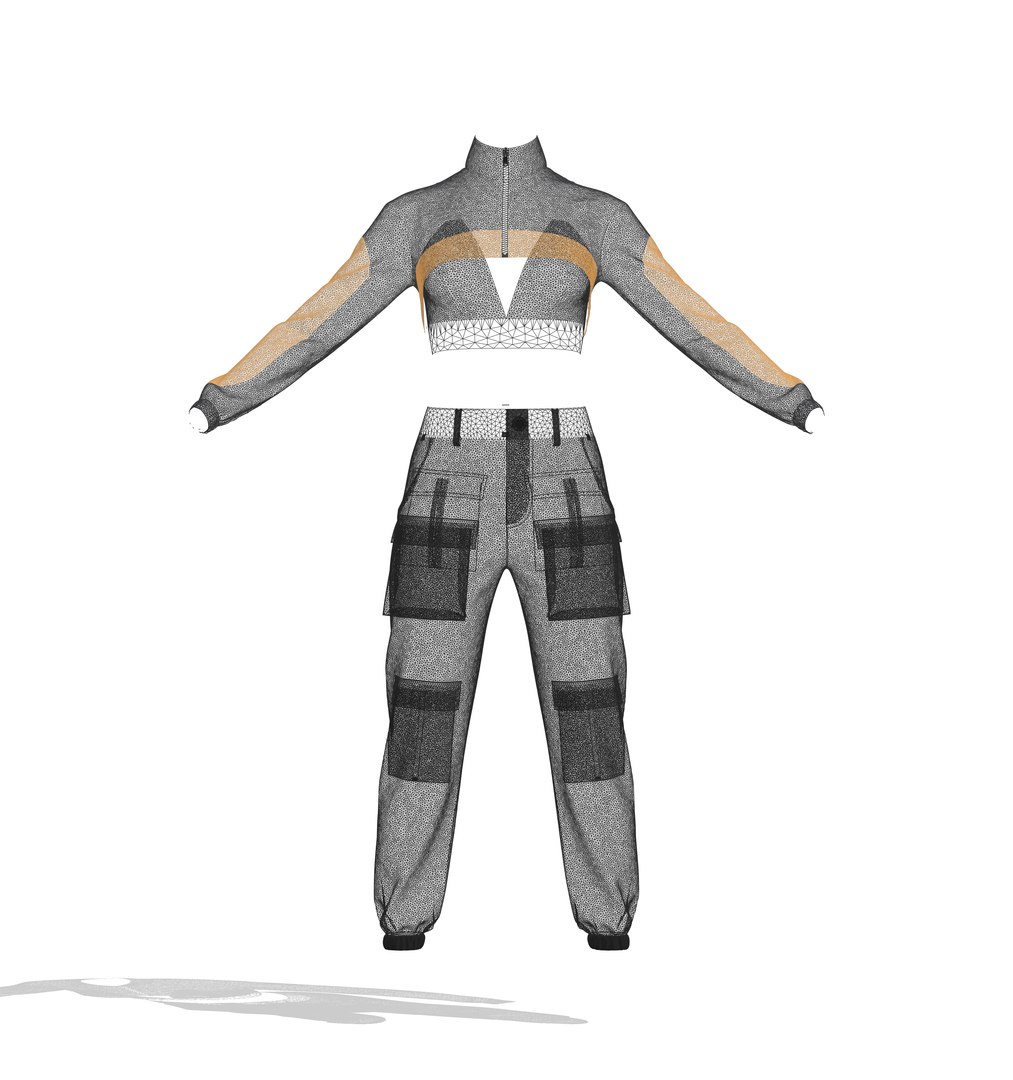 Women Casual Outfit 3d Model model - TurboSquid 2135211
