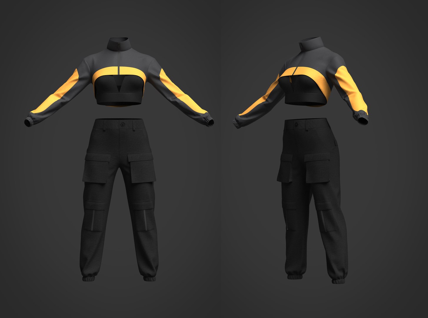 Women Casual Outfit 3d Model model - TurboSquid 2135211