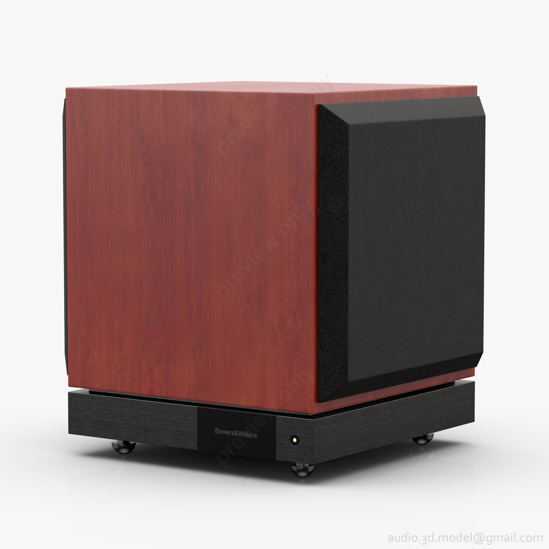 3d subwoofer bowers wilkins db3d model